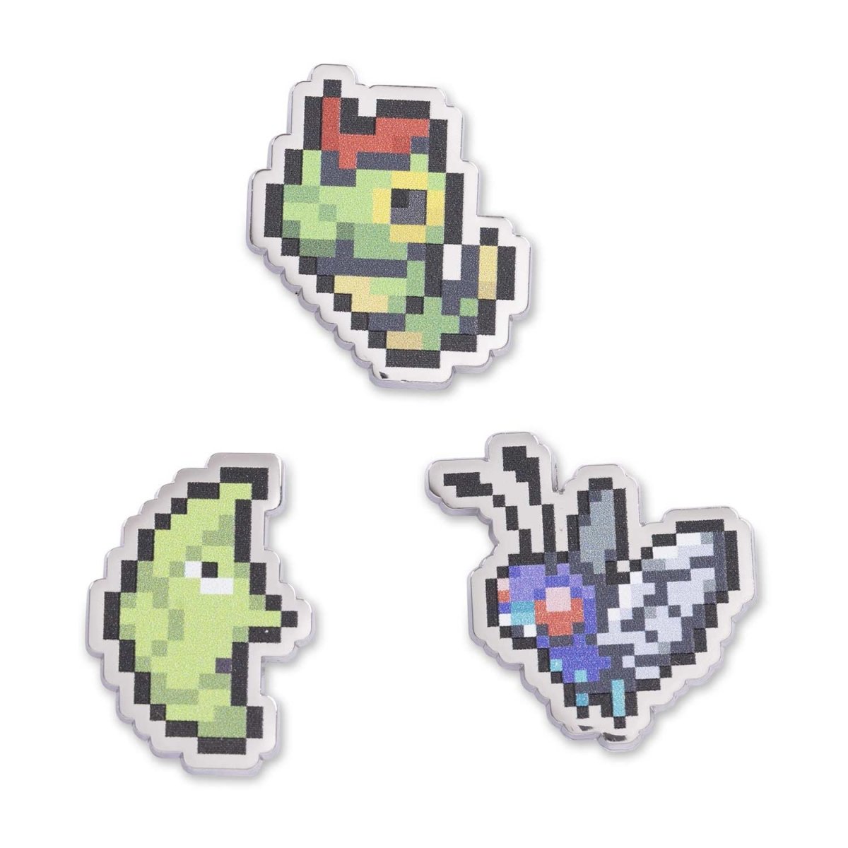 Caterpie, Metapod & Butterfree Pokémon Pixel Pins (3-Pack) | Pokémon ...