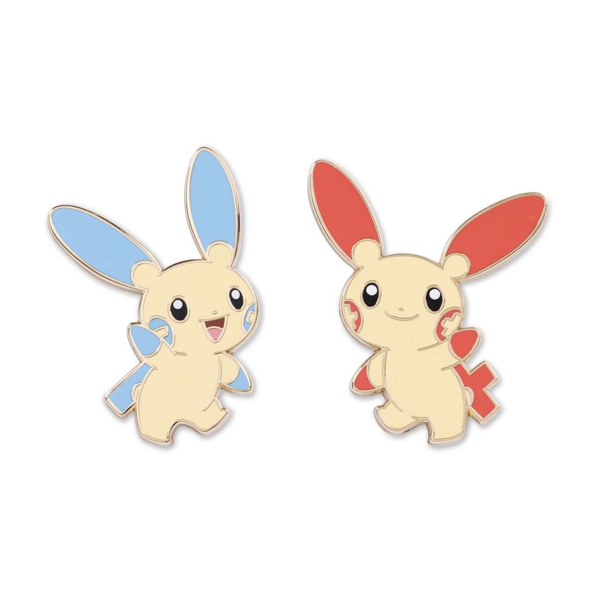 Plusle & Minun Pokémon Pins (2-Pack) | Pokémon Center Australia ...