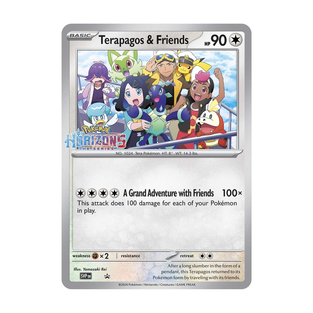 Pokémon TCG x Horizons Terapagos & Friends Promo Card | Pokémon Center ...