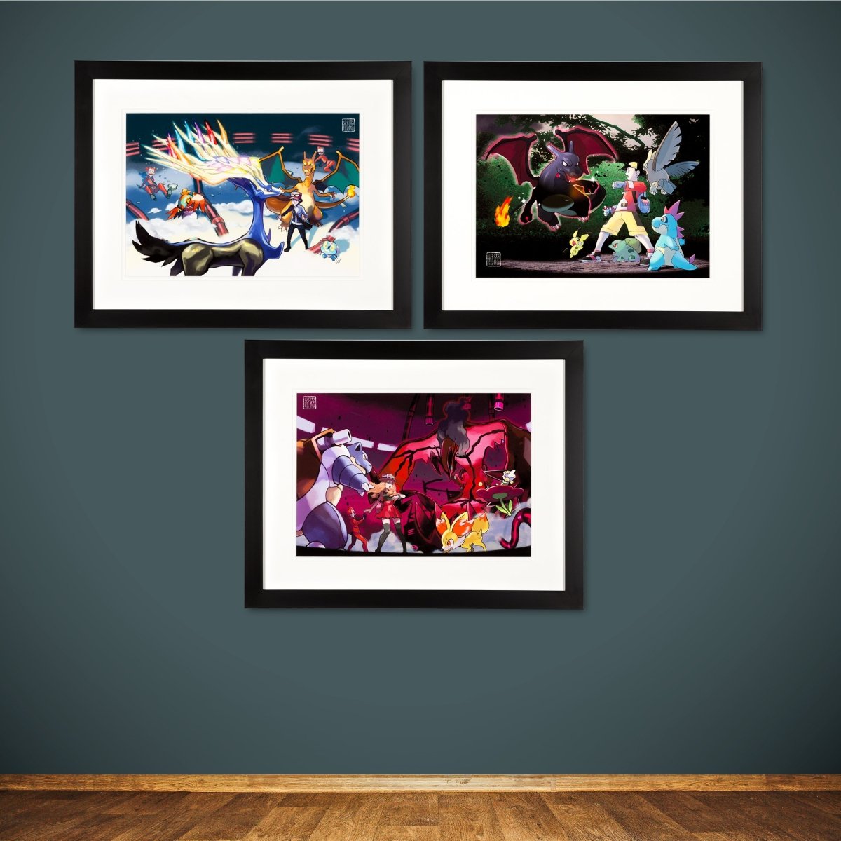 Yveltal Framed Art Print by Ken Sugimori | Pokémon Center Official Site