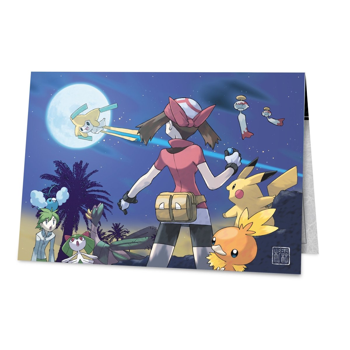 Jirachi Framed Art Print by Ken Sugimori | Pokémon Center Official Site