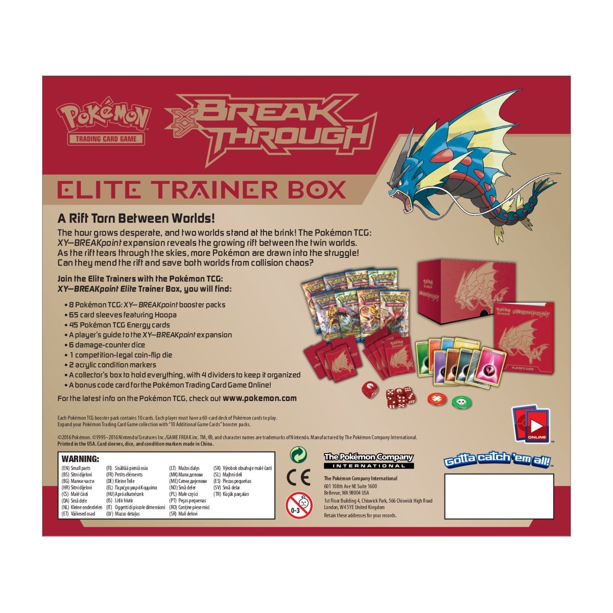Pokémon TCG: XY-BREAKpoint Elite Trainer Box | Pokémon Center Official Site