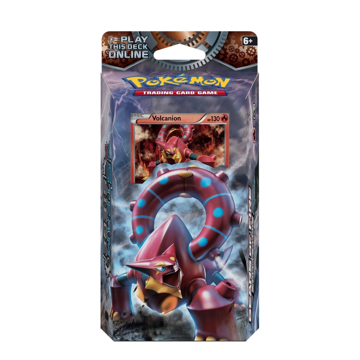 Pokémon TCG: XY-Steam Siege Gears of Fire Theme Deck | Pokémon Center ...