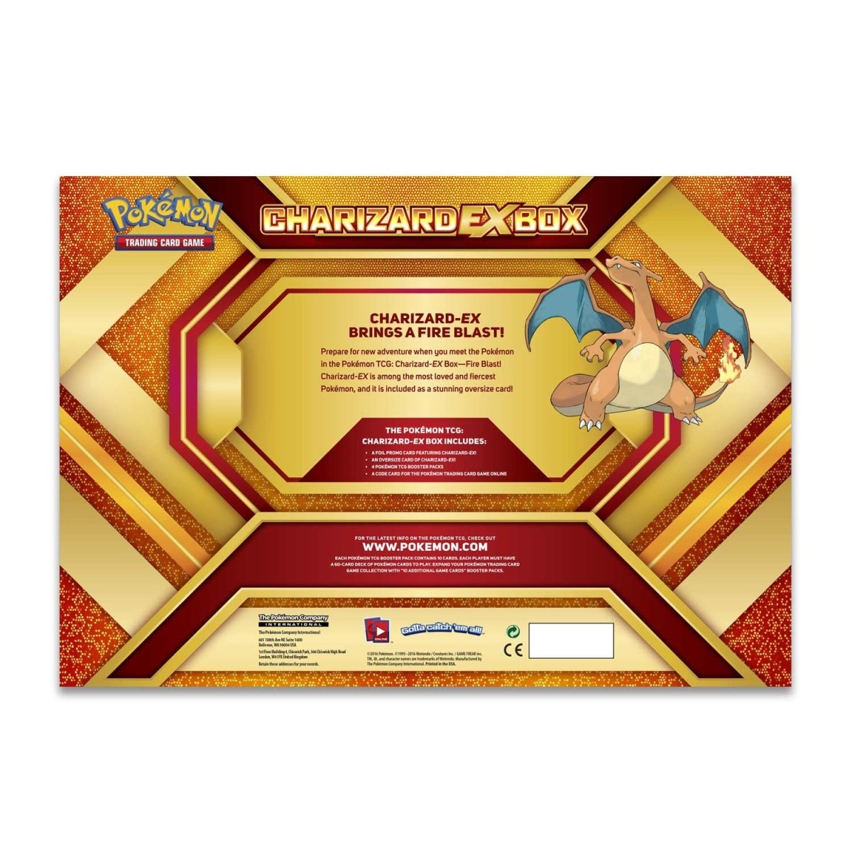 Pokémon TCG: Charizard-EX Box (Fire Blast) | Pokémon Center Official Site