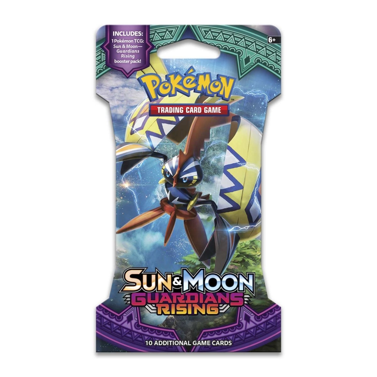 Pokémon TCG: Sun & Moon-Guardians Rising Sleeved Booster Pack (10 Cards ...