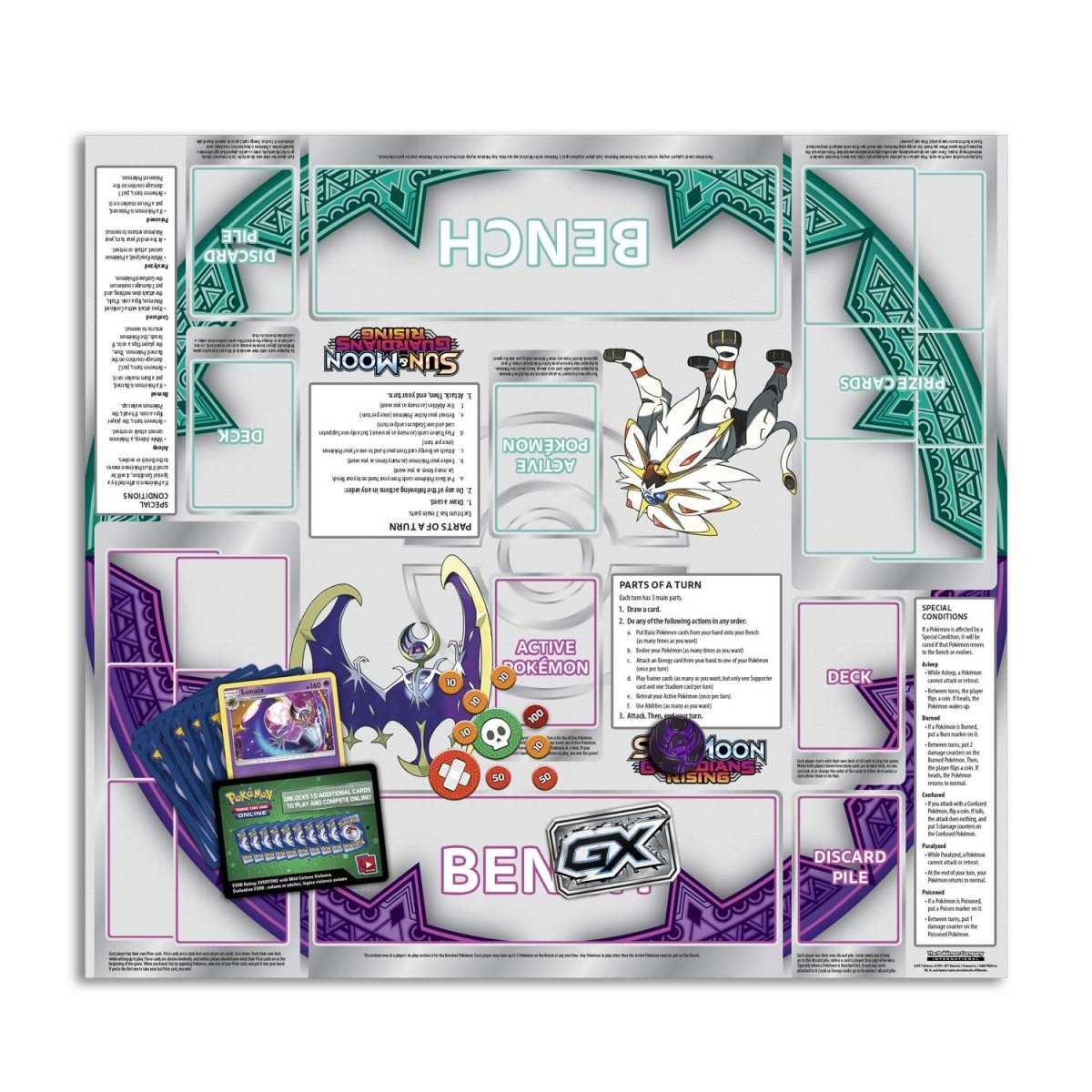 Pokémon TCG: Sun & Moon-Guardians Rising Hidden Moon Theme Deck ...