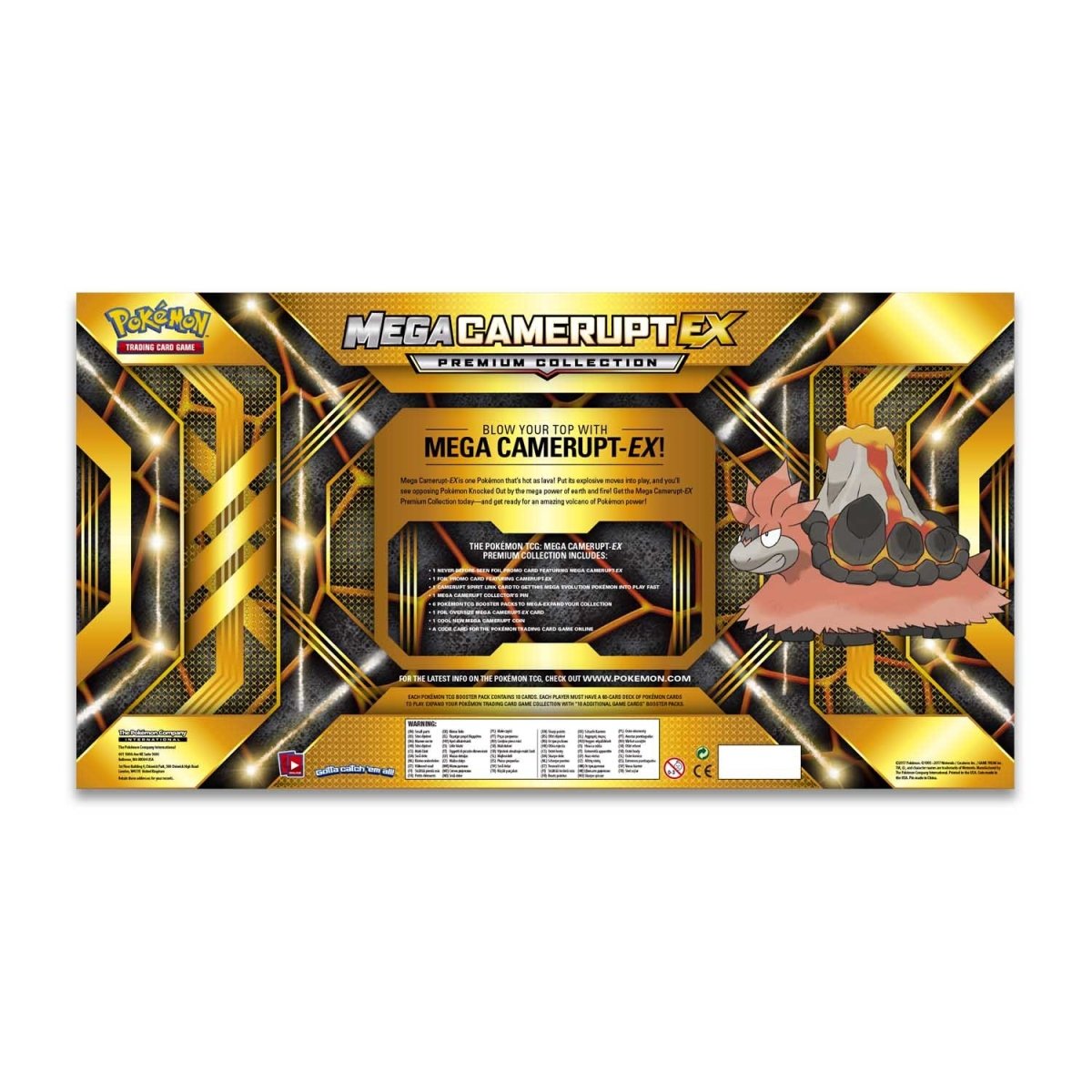 Pokemon Camerupt Card