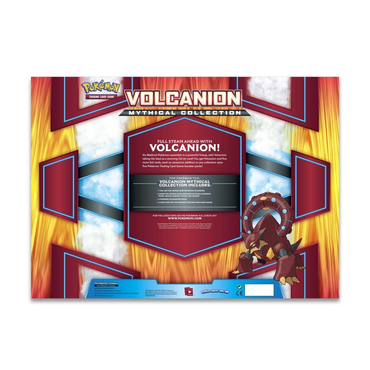 Pokémon TCG: Volcanion Mythical Collection | Pokémon Center Official Site