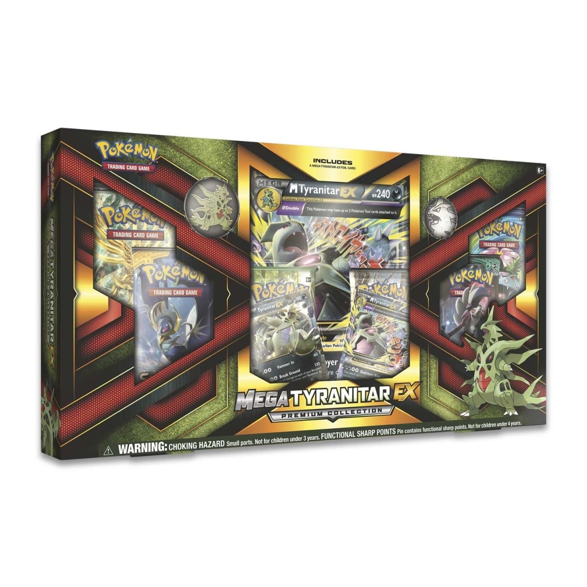 Pokémon TCG: Mega Tyranitar-EX Premium Collection | Pokémon Center ...
