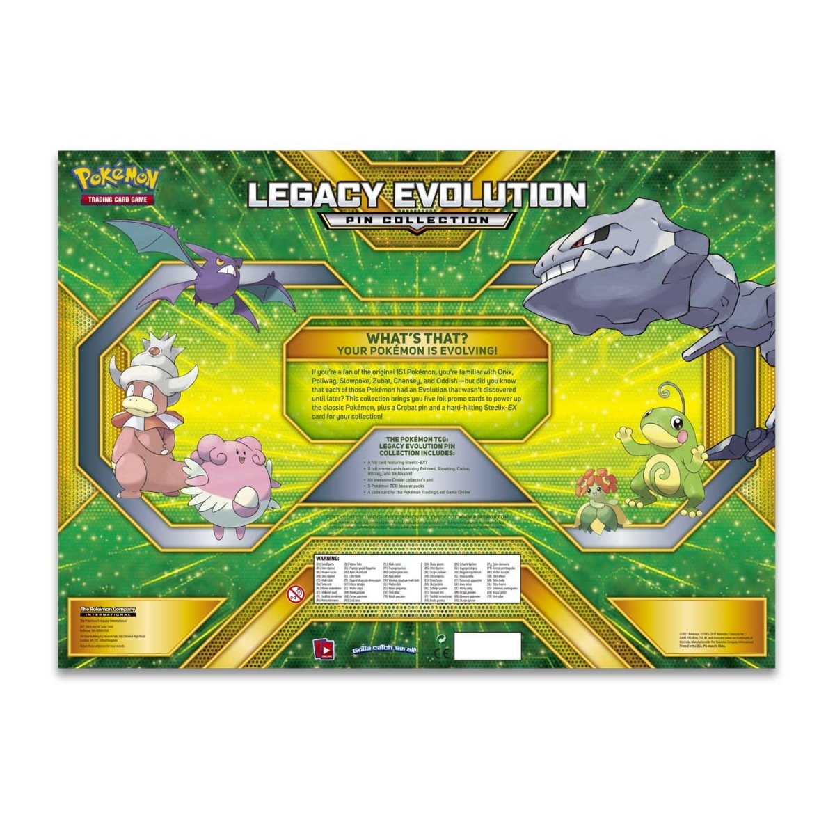 Pokémon TCG: Legacy Evolution Pin Collection | Pokémon Center Official Site