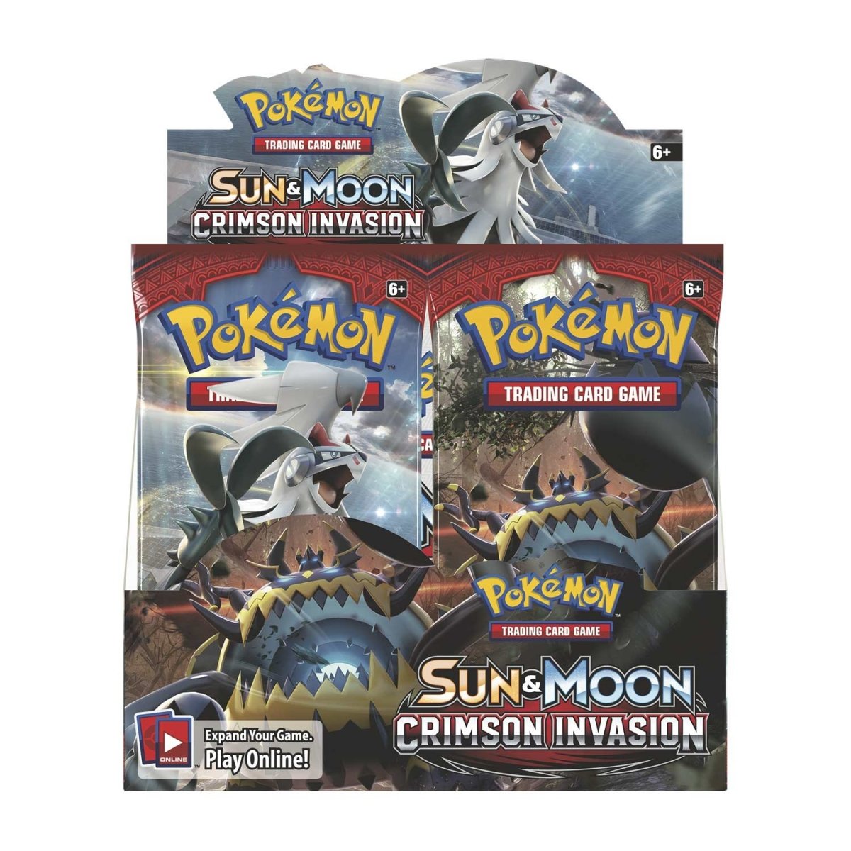 Pokémon TCG: Sun & Moon—Crimson Invasion Booster Display (36 Packs ...