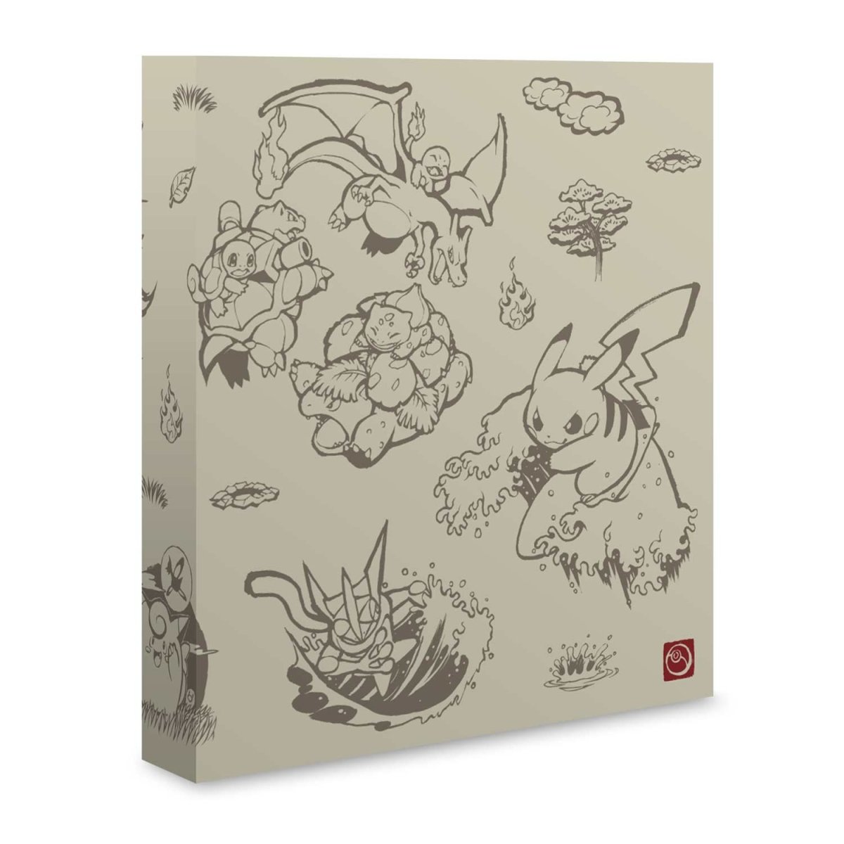 Pokémon TCG: Pikachu Scroll Painting D-Ring Binder - 1 In. | Pokémon ...