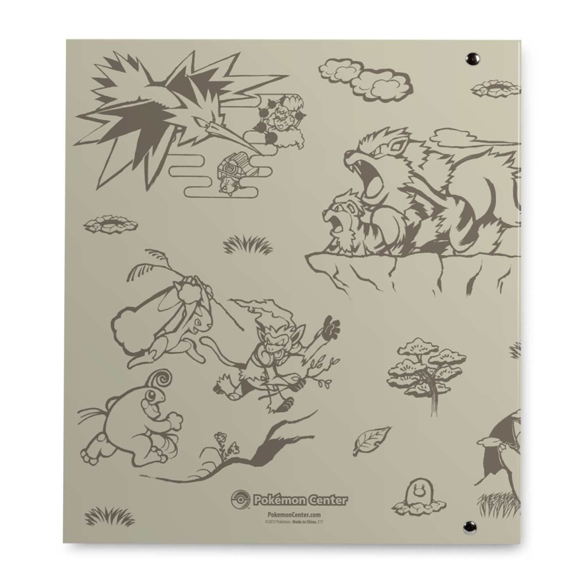 Pokémon TCG: Pikachu Scroll Painting D-Ring Binder - 1 In. | Pokémon ...