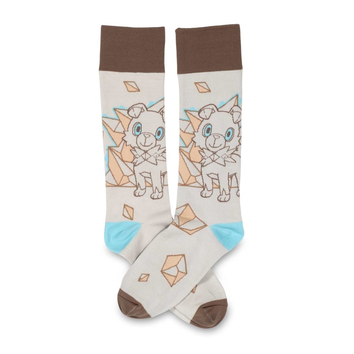 Rockruff Silver Mid-Calf Socks (One Size-Adult) | Pokémon Center ...