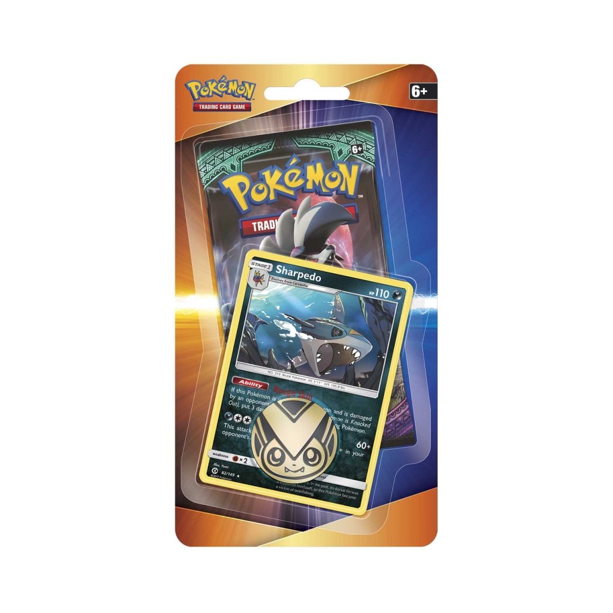 Pokémon TCG: Booster Pack, Coin & Sharpedo Promo Card | Pokémon Center ...