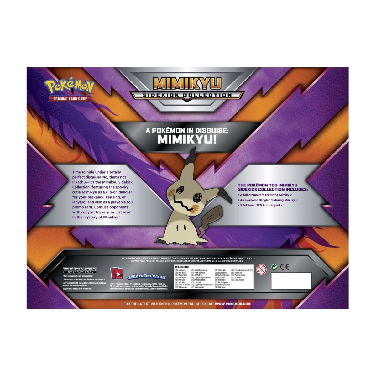 Pokémon TCG: Mimikyu Sidekick Collection | Pokémon Center Official Site