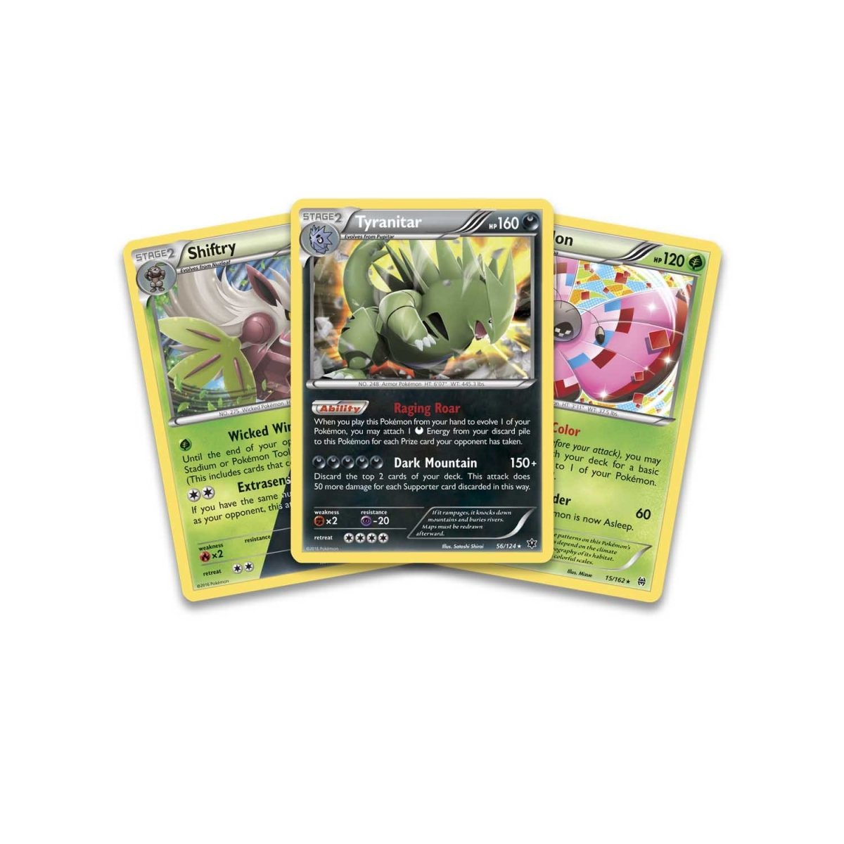 Pokémon TCG: Knock Out Collection (Tyranitar, Shiftry & Vivillon ...