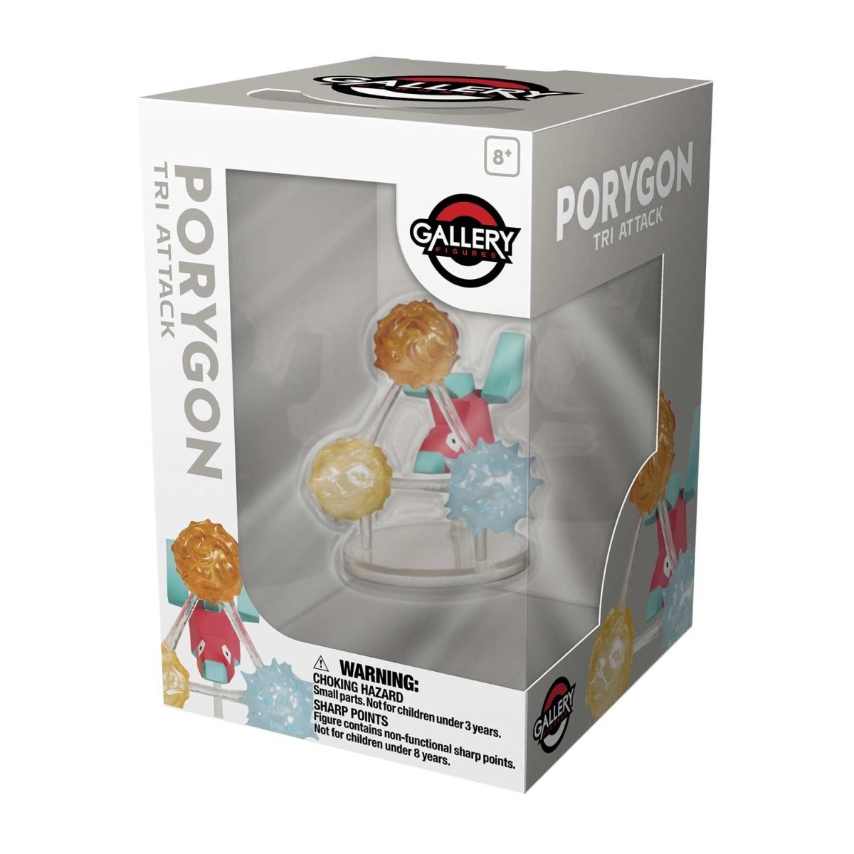 Pokémon Gallery Figure: Porygon (Tri Attack) | Pokémon Center Official Site