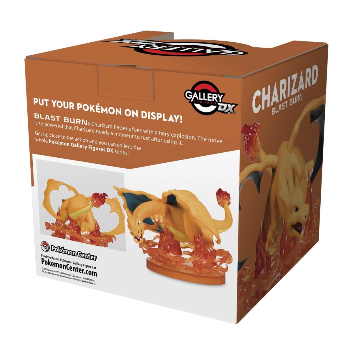 Pokémon Gallery Figure DX: Charizard (Blast Burn) | Pokémon Center ...