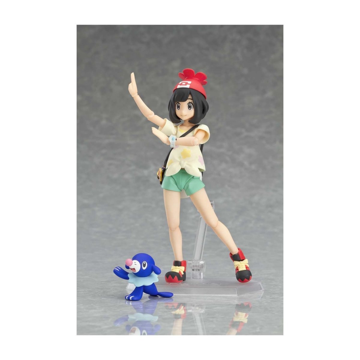 figma Selene Action Figure with Rowlet, Litten, Popplio & Rotom Dex ...