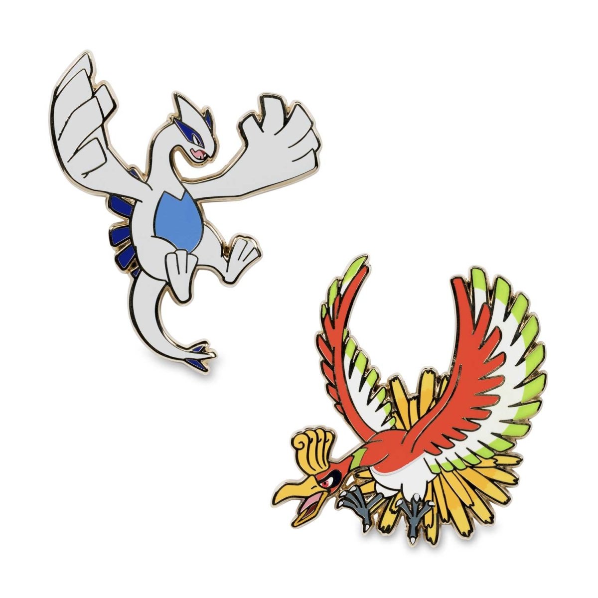 Lugia & Ho-Oh Pokémon Pins (2-Pack) | Pokémon Center UK Official Site