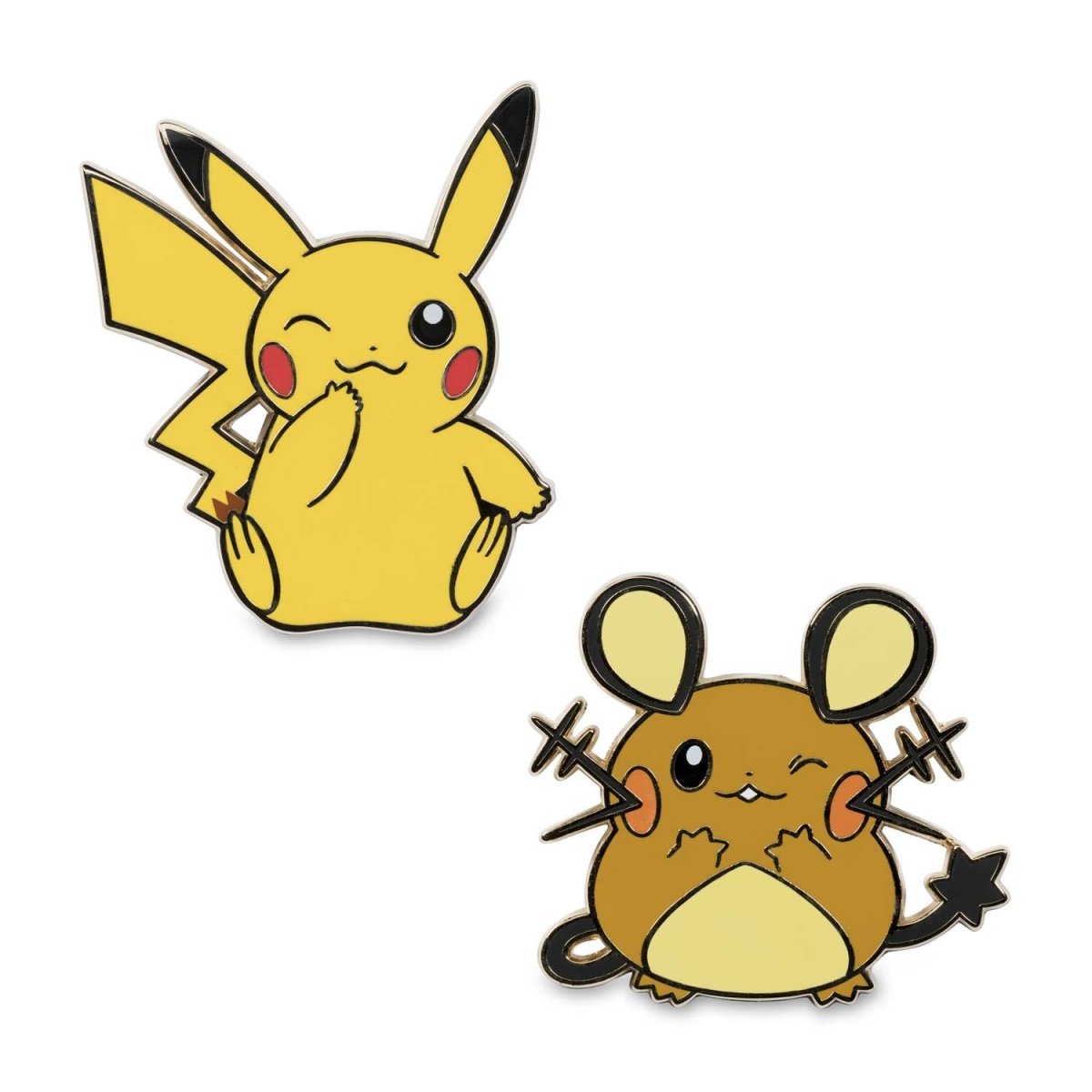 Pikachu & Dedenne Pokémon Pins (2-Pack) | Pokémon Center Germany ...
