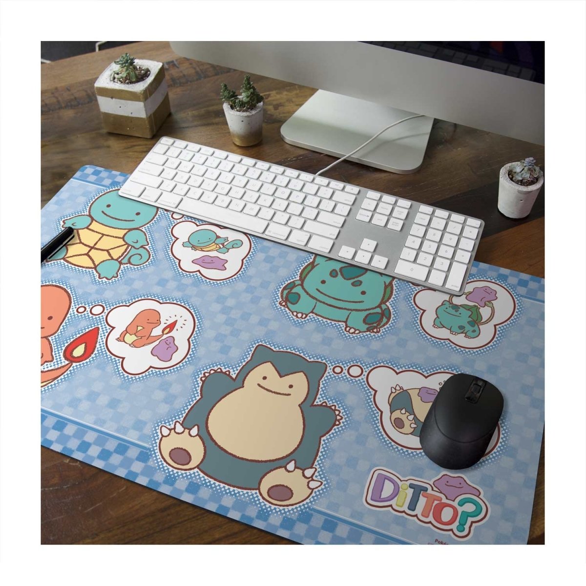 Pokémon TCG: Ditto As Squirtle, Bulbasaur, Charmander & Snorlax Playmat ...