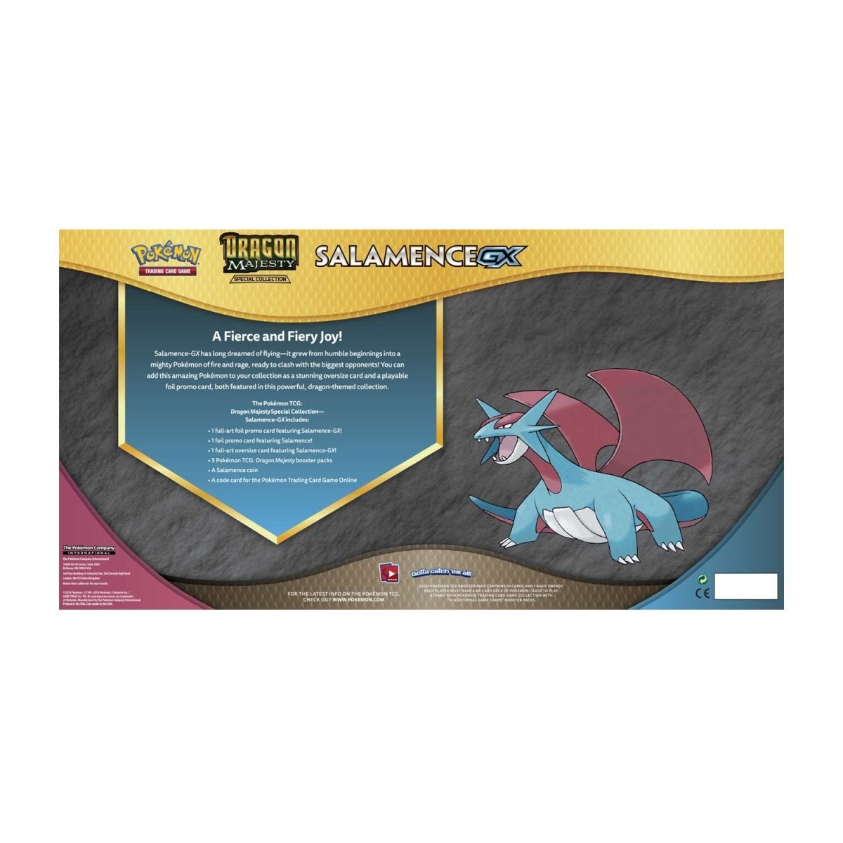 Pokémon TCG: Dragon Majesty Special Collection (Salamence-GX) | Pokémon Center Official Site