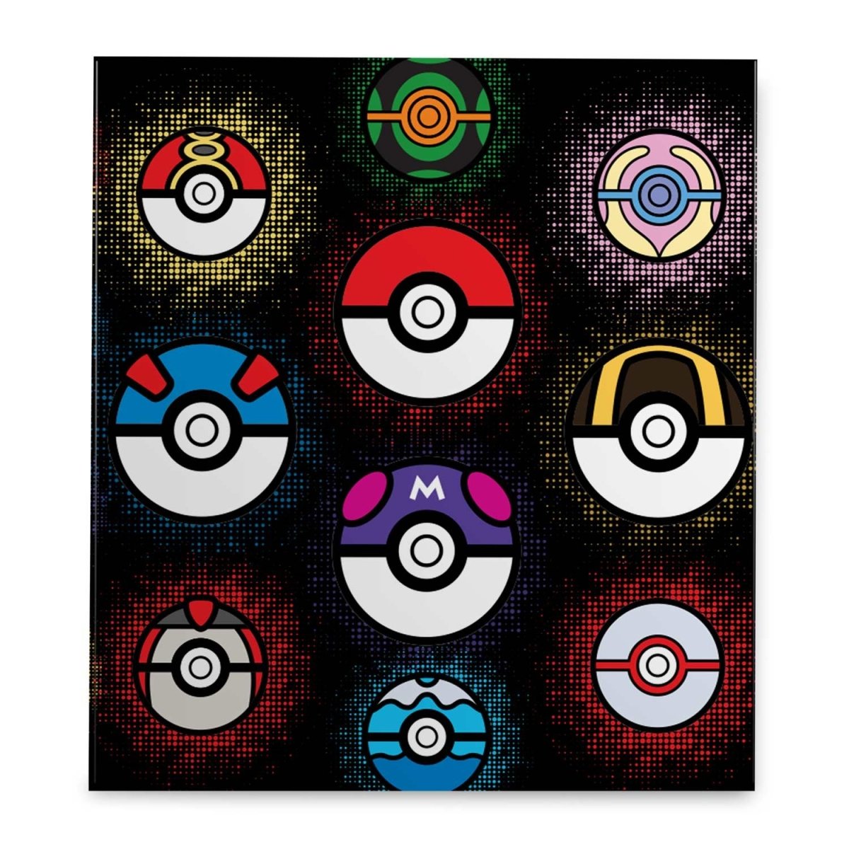 Poké Ball Pattern D-Ring Binder - 1 In. | Pokémon Center Official Site