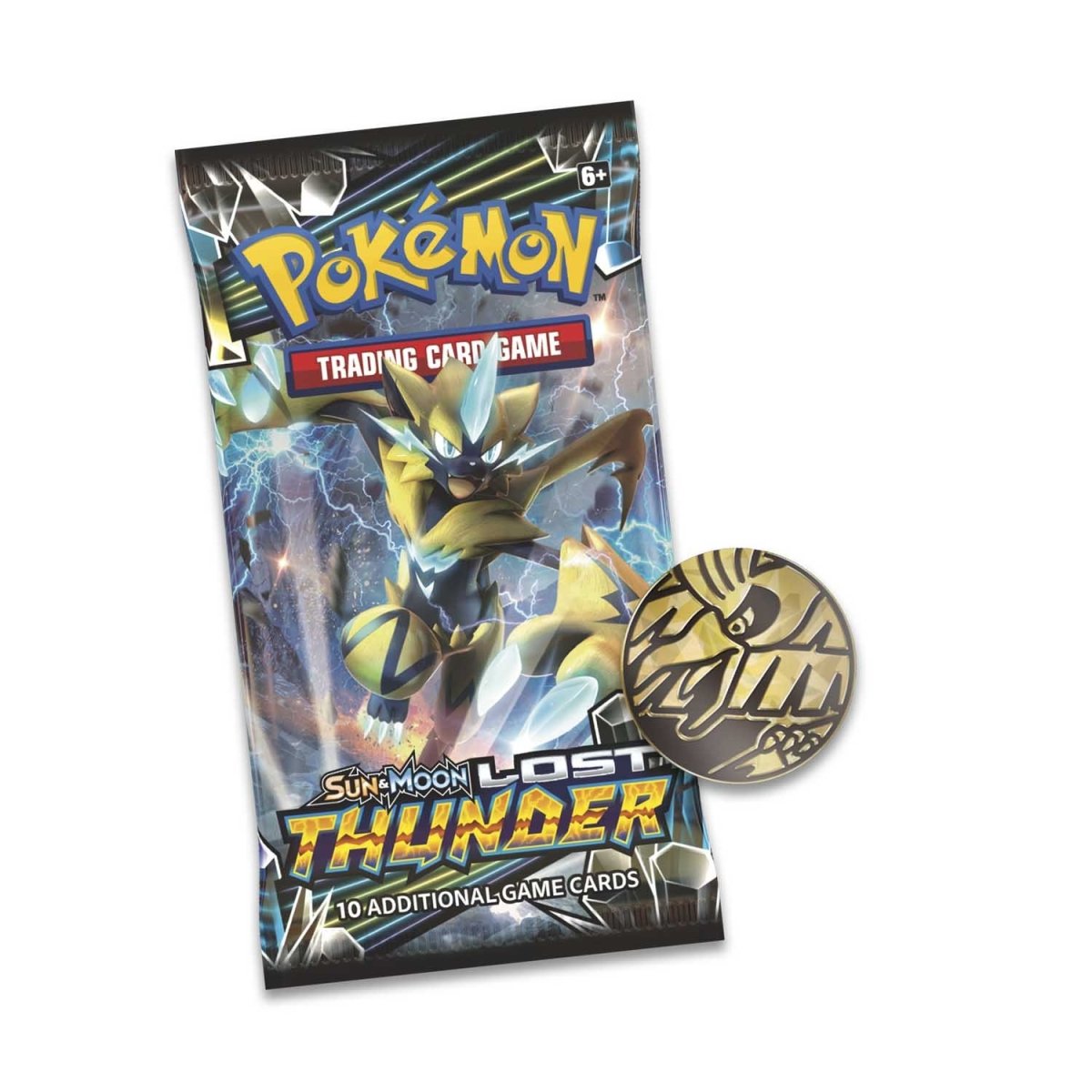 Pokémon TCG: Sun & Moon-Lost Thunder 3 Booster Packs, Coin & Altaria ...