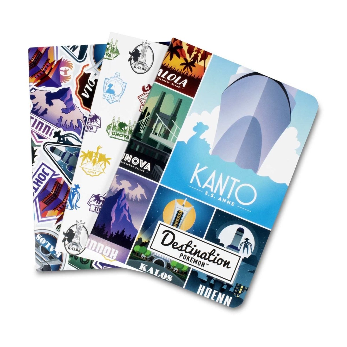 Destination Pokémon Mini Journals (3-Pack) | Pokémon Center Official Site