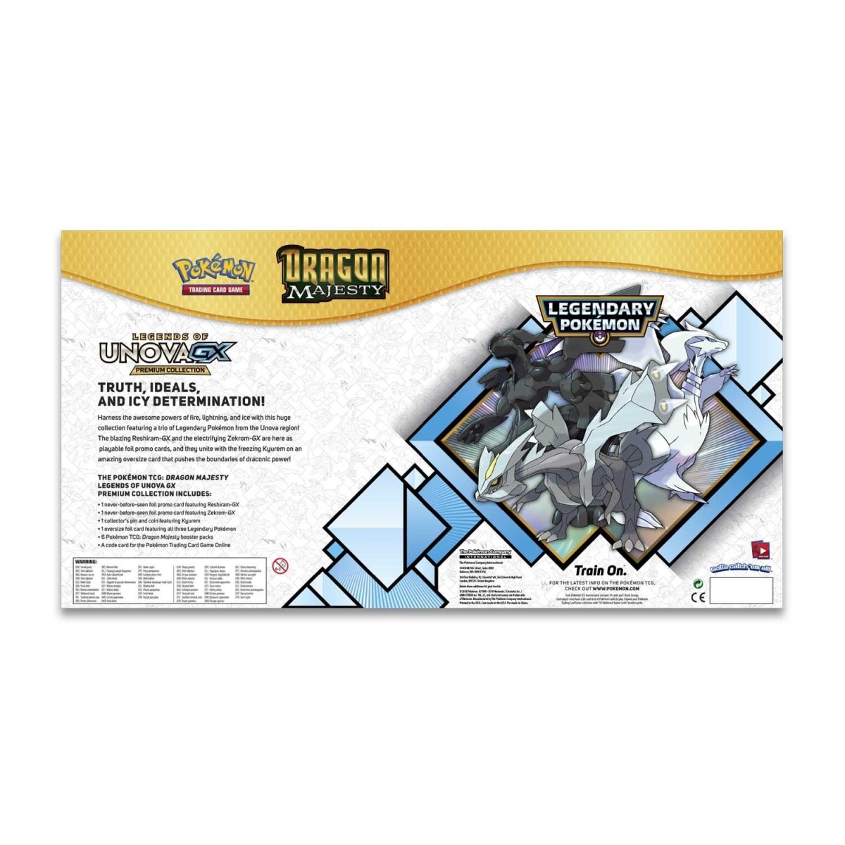 Pokémon TCG: Dragon Majesty Legends of Unova GX Premium Collection | Pokémon Center Official Site