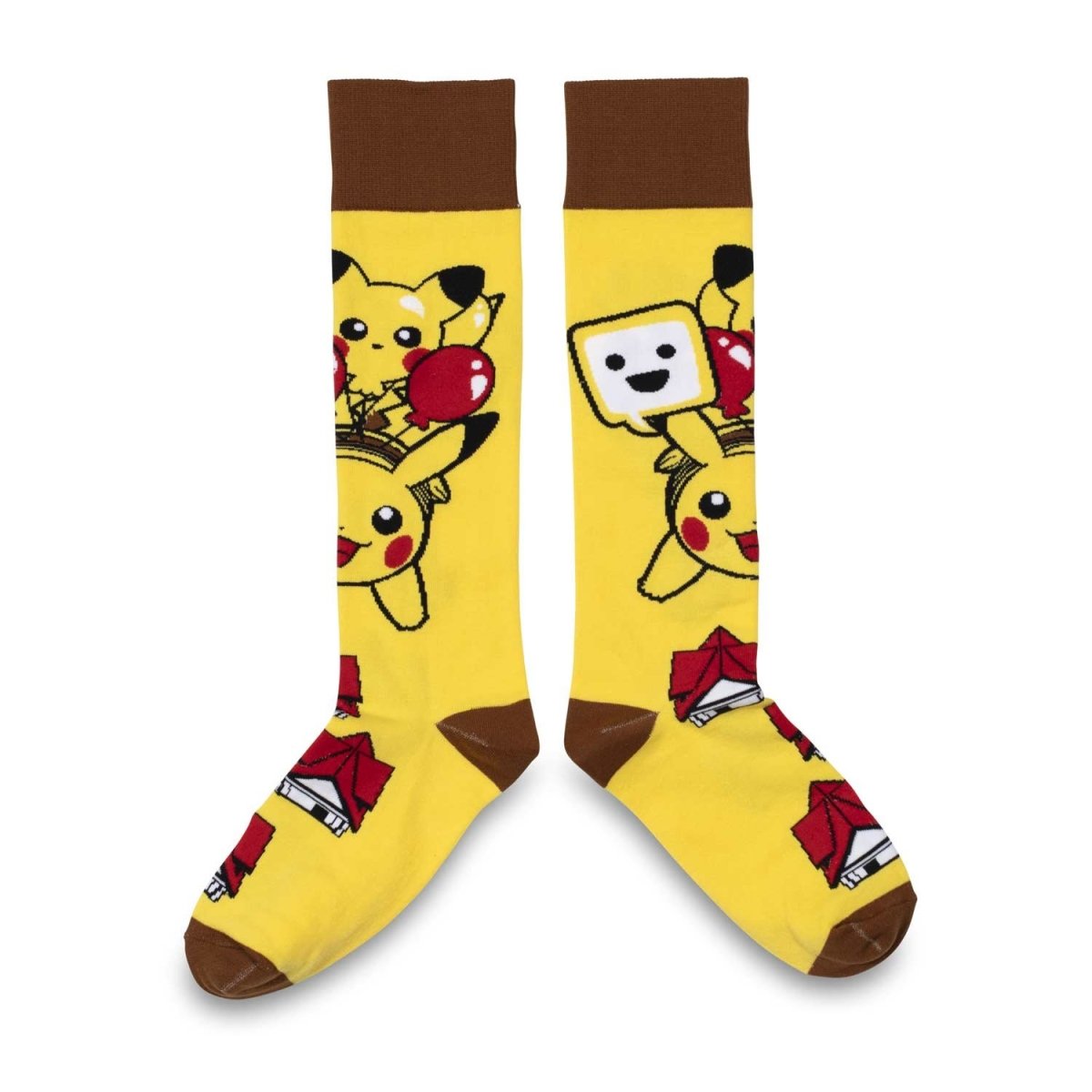 Exploring with Pikachu Socks (One Size-Adult) | Pokémon Center Official Site