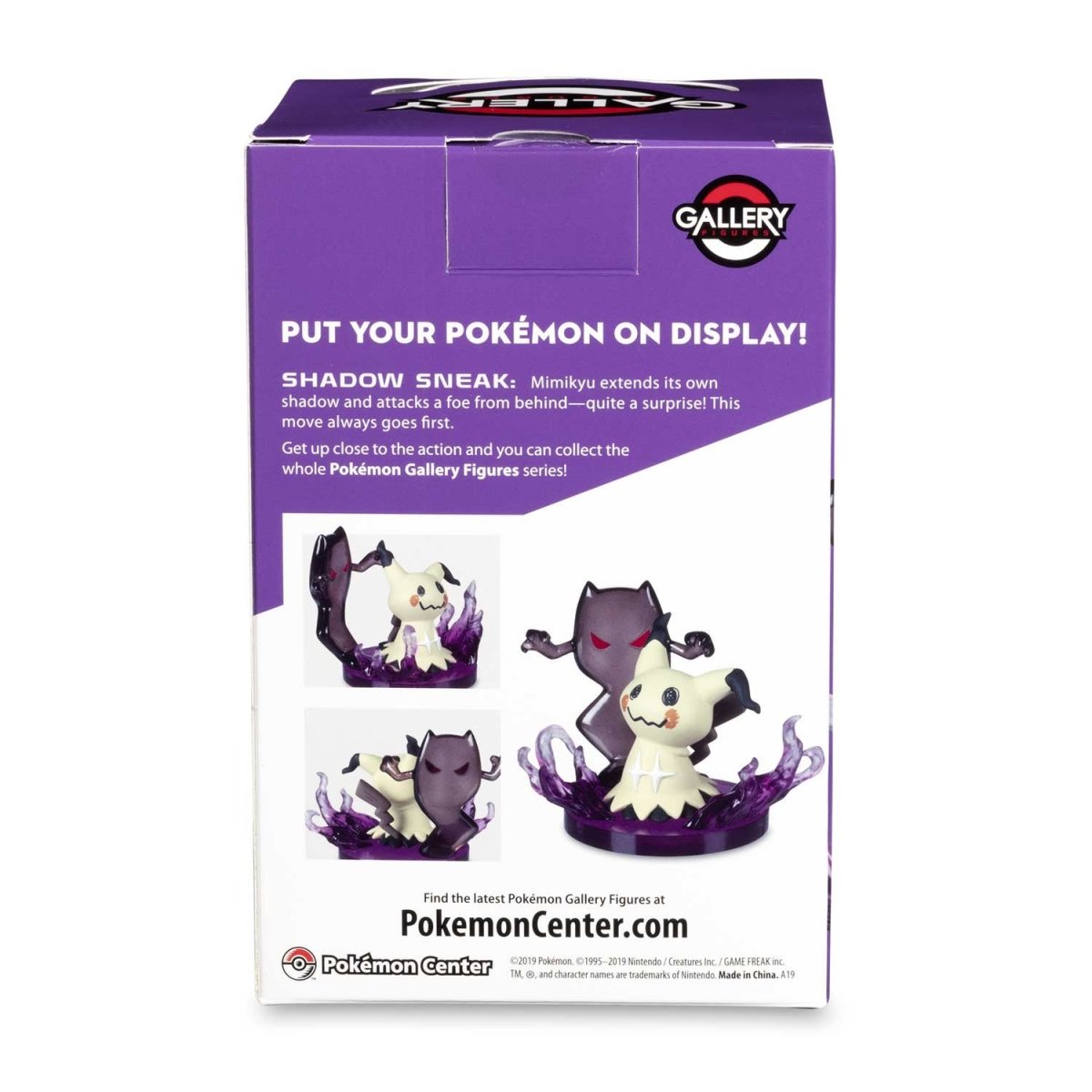 Pokémon Gallery Figure: Mimikyu (Shadow Sneak) | Pokémon Center ...