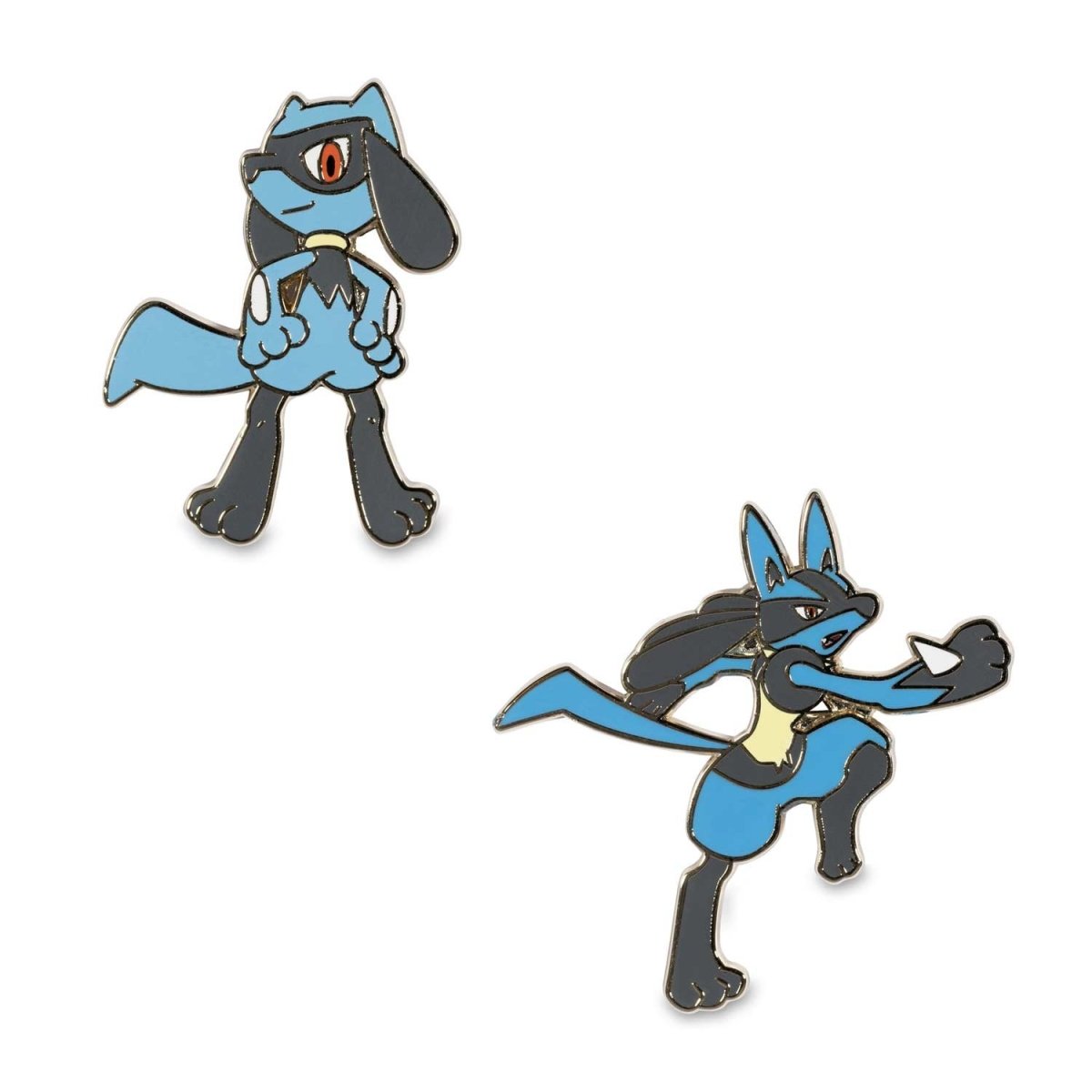 Riolu & Lucario Pokémon Pins (2-Pack) | Pokémon Center Official Site