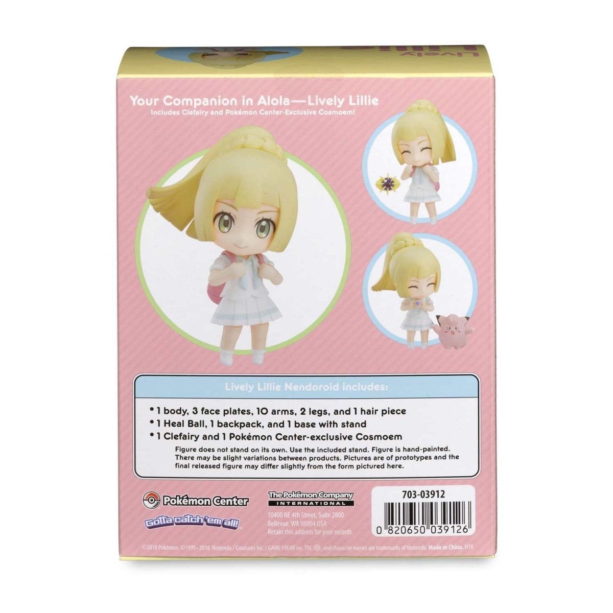 Nendoroid Lively Lillie Posable Figure | Pokémon Center Official Site