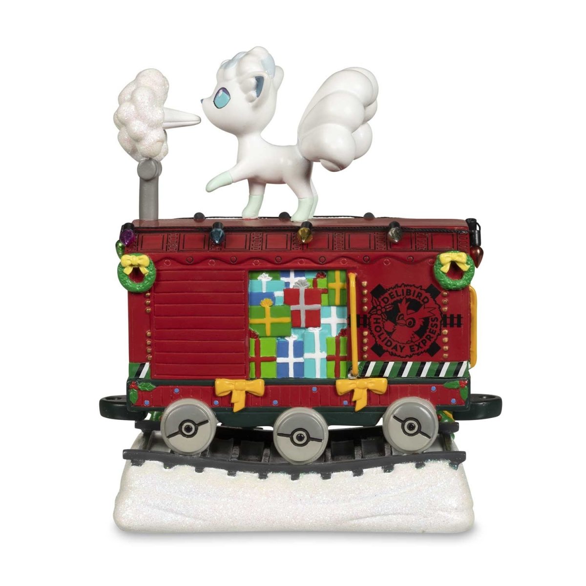 Delibird Holiday Express Alolan Vulpix Boxcar Figure | Pokémon Center ...