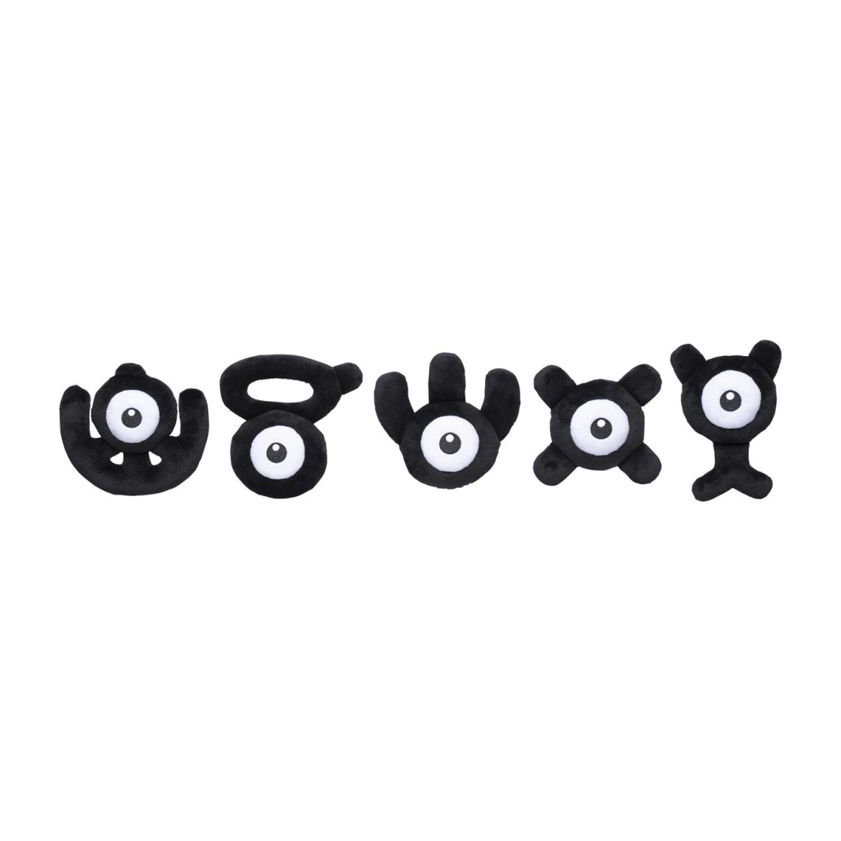 Unown X Sitting Cuties Plush - 4 ½ In. | Pokémon Center UK Official Site