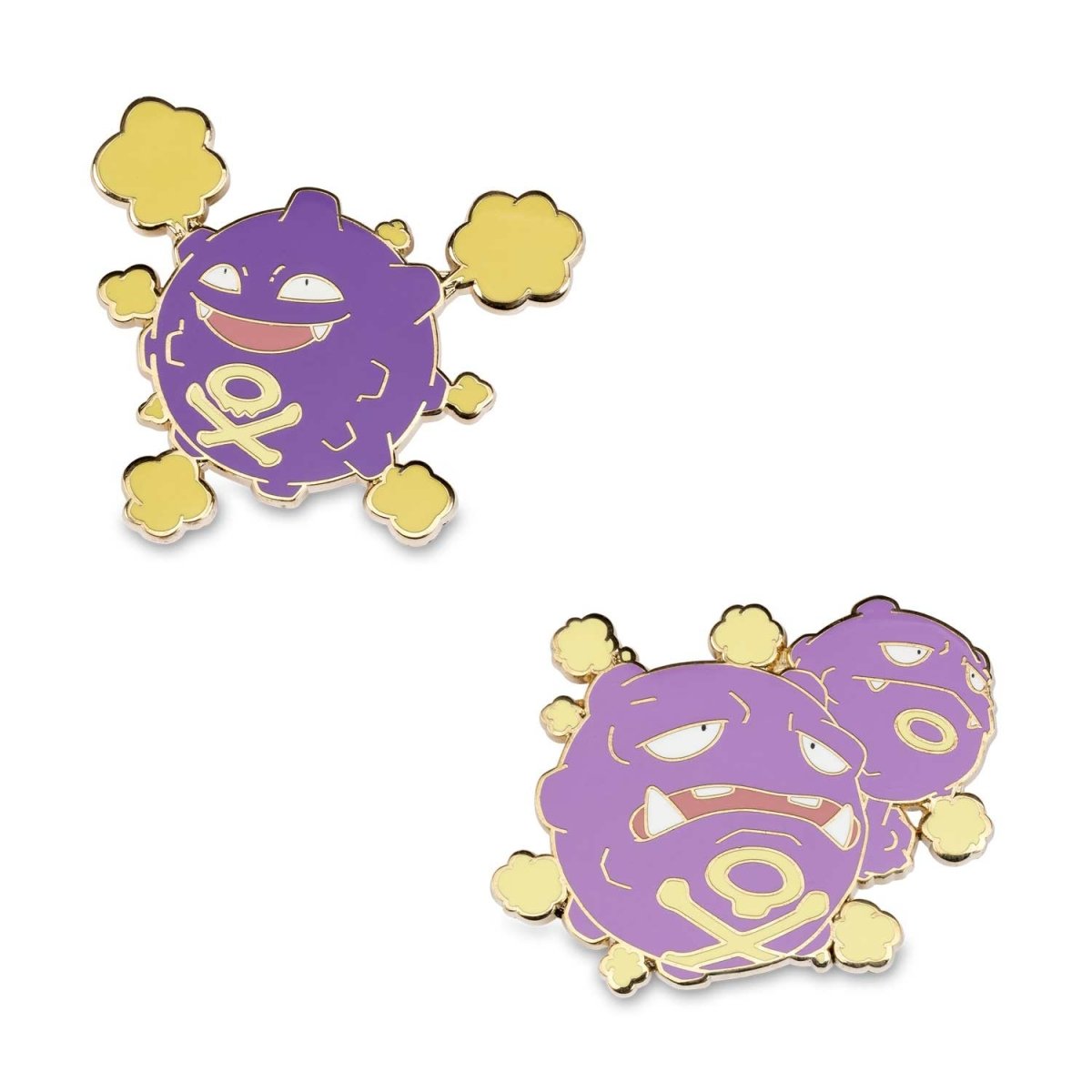 Koffing & Weezing Pokémon Pins (2-Pack) | Pokémon Center Official Site
