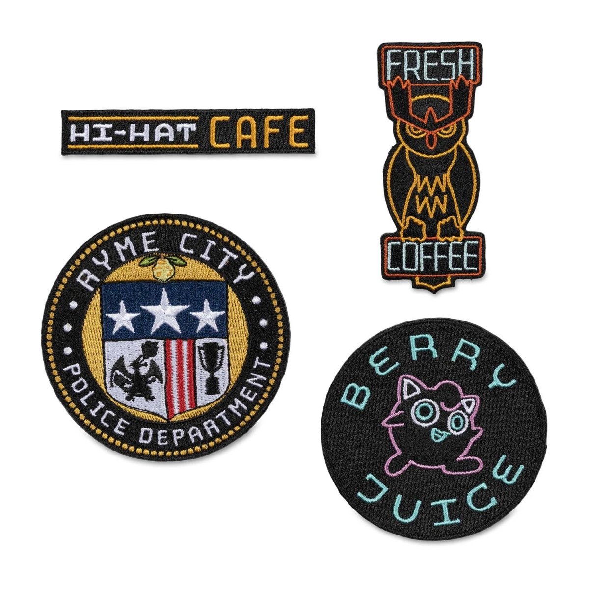 POKÉMON Detective Pikachu Movie Patches (4-Pack) | Pokémon Center ...