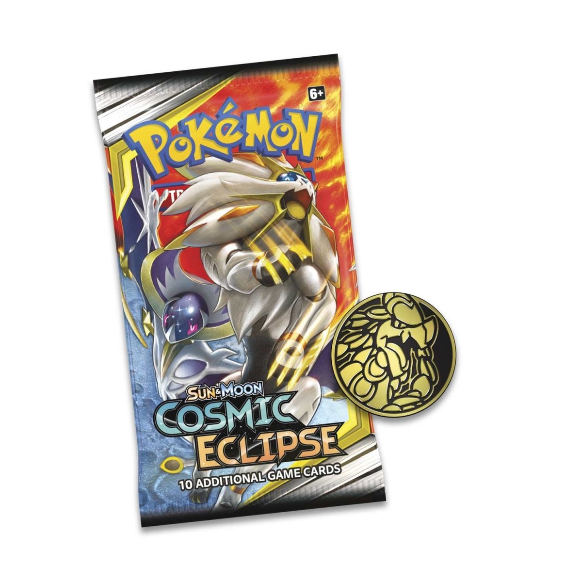 Pokémon TCG: Sun & Moon-Cosmic Eclipse 3 Booster Packs, Coin & Victini ...