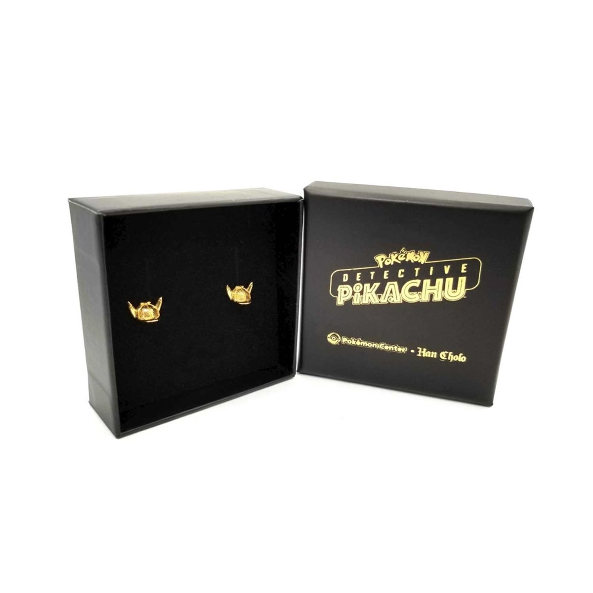 POKÉMON Detective Pikachu Hat Stud Earrings by Han Cholo | Pokémon ...