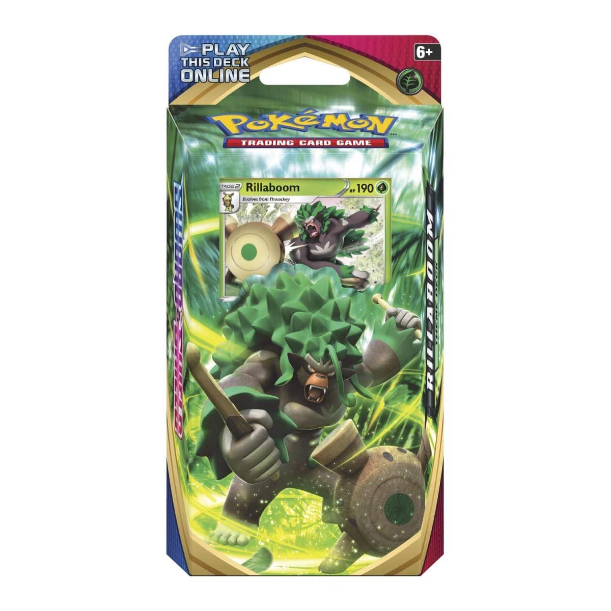Pokémon TCG: Sword & Shield Rillaboom Theme Deck | Pokémon Center ...