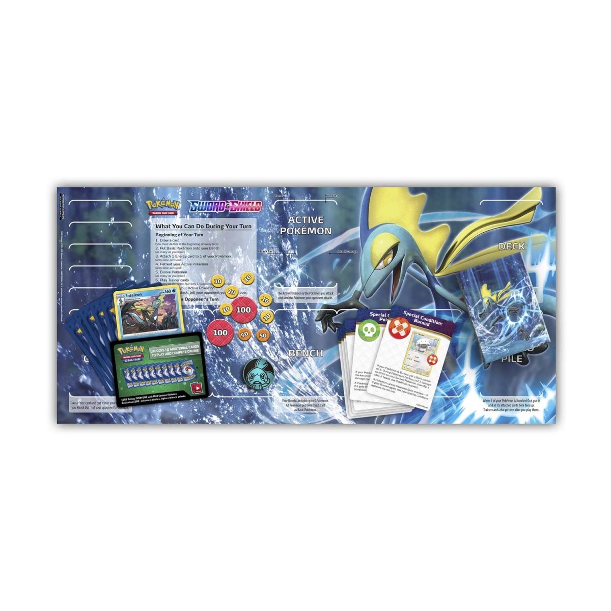 Pokémon TCG: Sword & Shield Inteleon Theme Deck | Pokémon Center ...