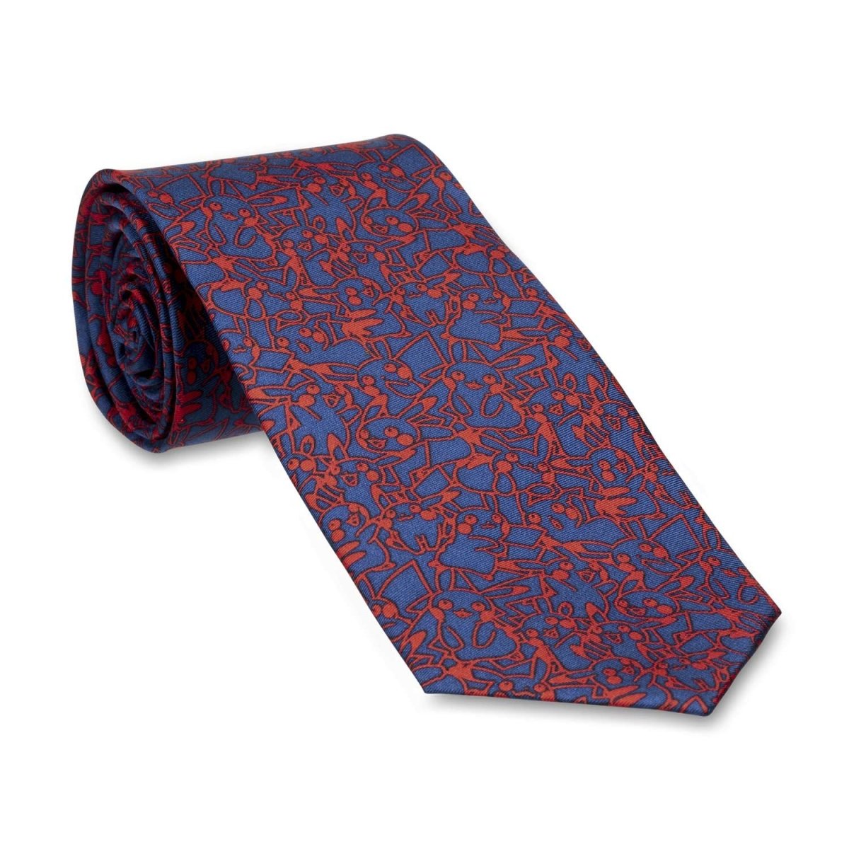 Pikachu Pokémon Classics Red Silk Necktie (One Size-Adult) | Pokémon ...