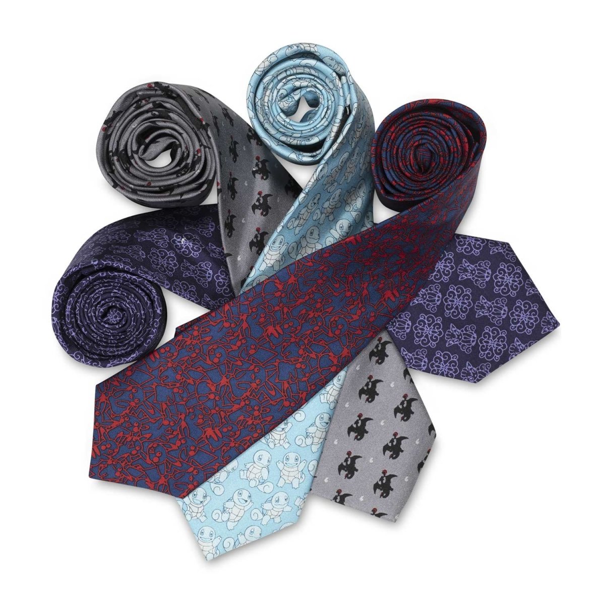 Pikachu Pokémon Classics Red Silk Necktie (One Size-Adult) | Pokémon ...