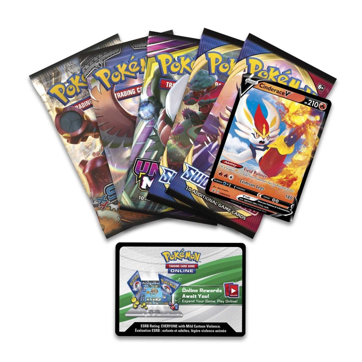 Pokémon TCG: Galar Partners Tin (Cinderace V) | Pokémon Center Canada ...