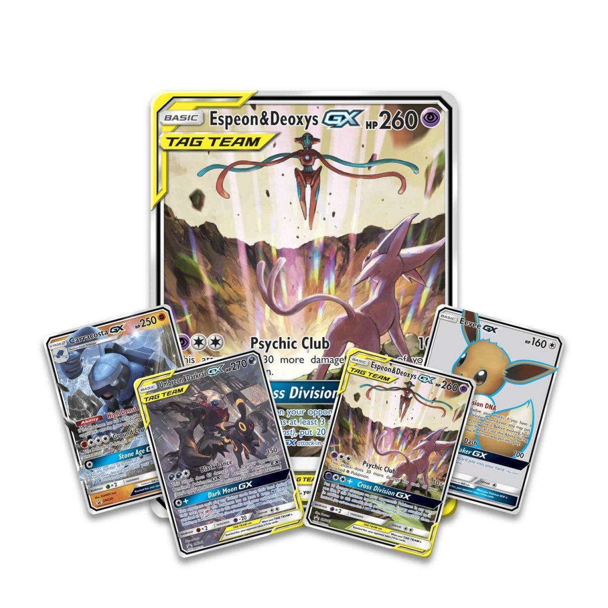 Pokémon TCG: TAG TEAM Powers Collection (Espeon & Deoxys-GX) | Pokémon Center Official Site