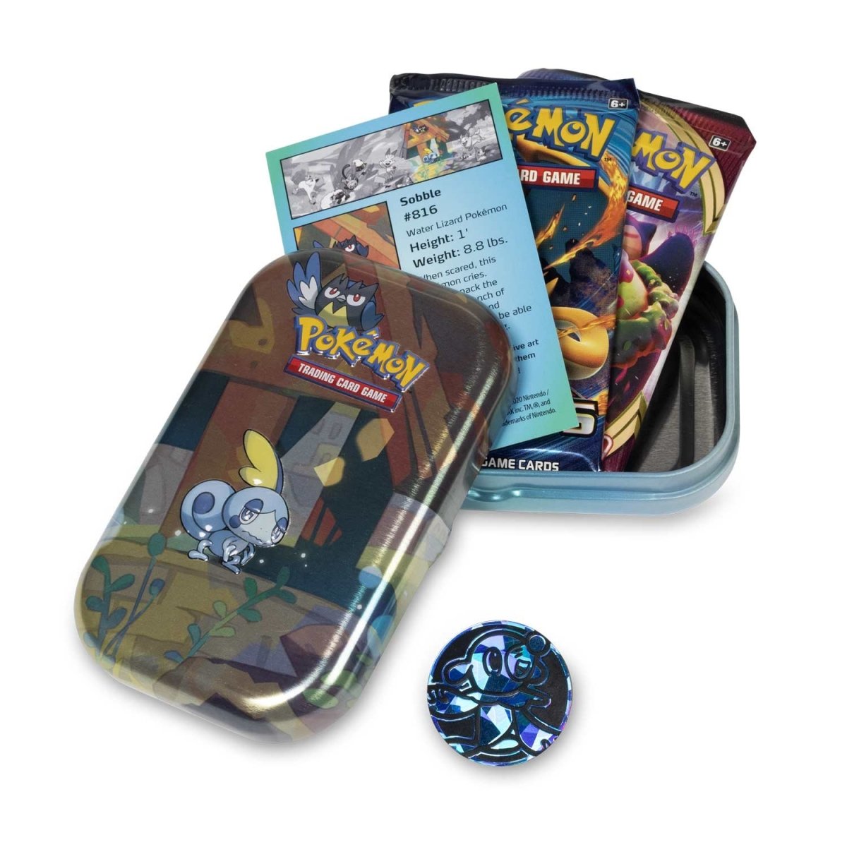 Pokémon TCG: Galar Pals Mini Tin (Sobble) | Pokémon Center Official Site