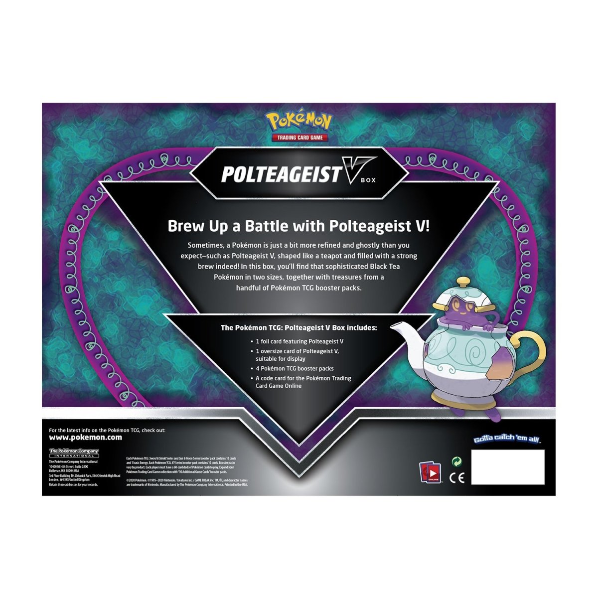 Pokémon TCG: Polteageist V Box | Pokémon Center Official Site
